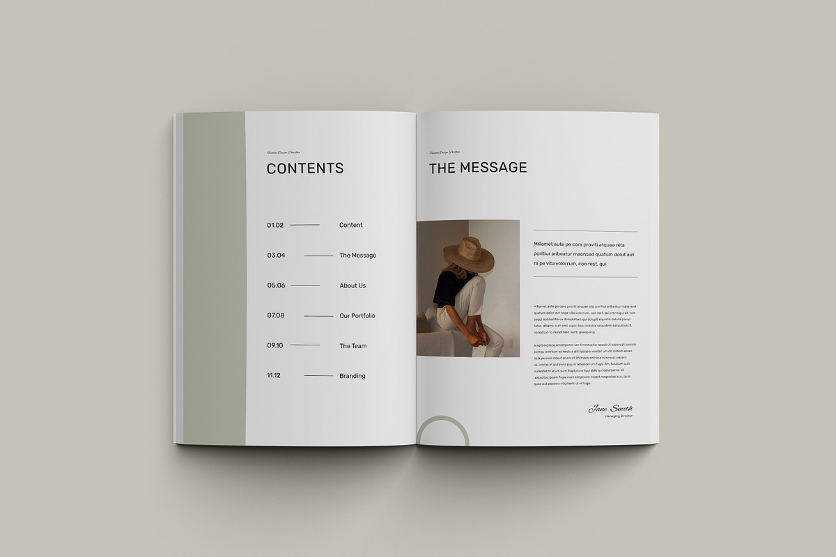 Simple Portfolio Template, a Brochure Template by UpSolution | Creative ...