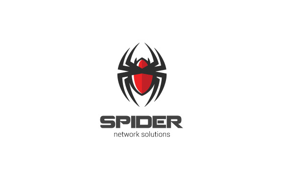 Spider Logo web spy technology, a Branding & Logo Template by Sentavio