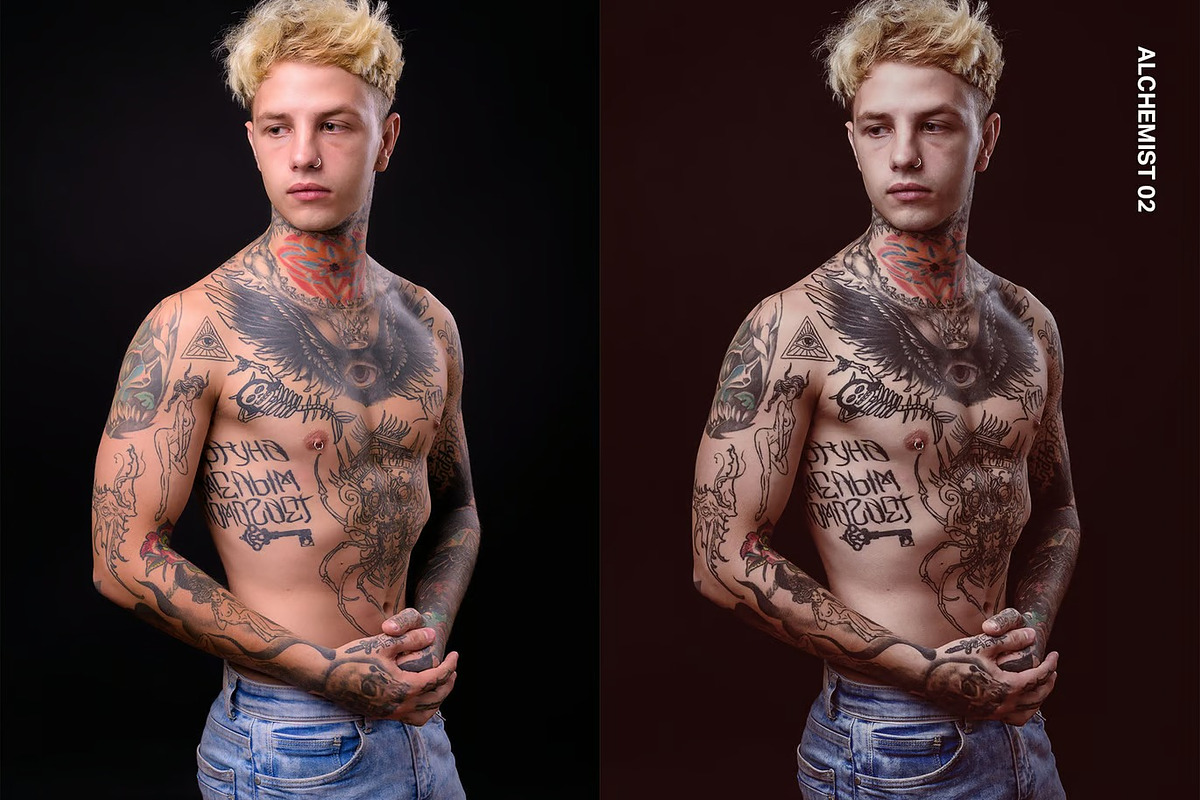 14 Tattoo Lightroom Presets and LUTs
