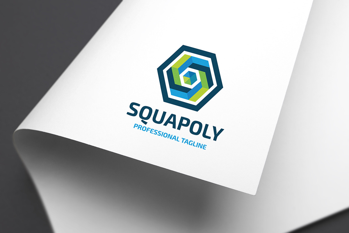 Squapoly Letter S Logo, a Branding & Logo Template by Design_Planet