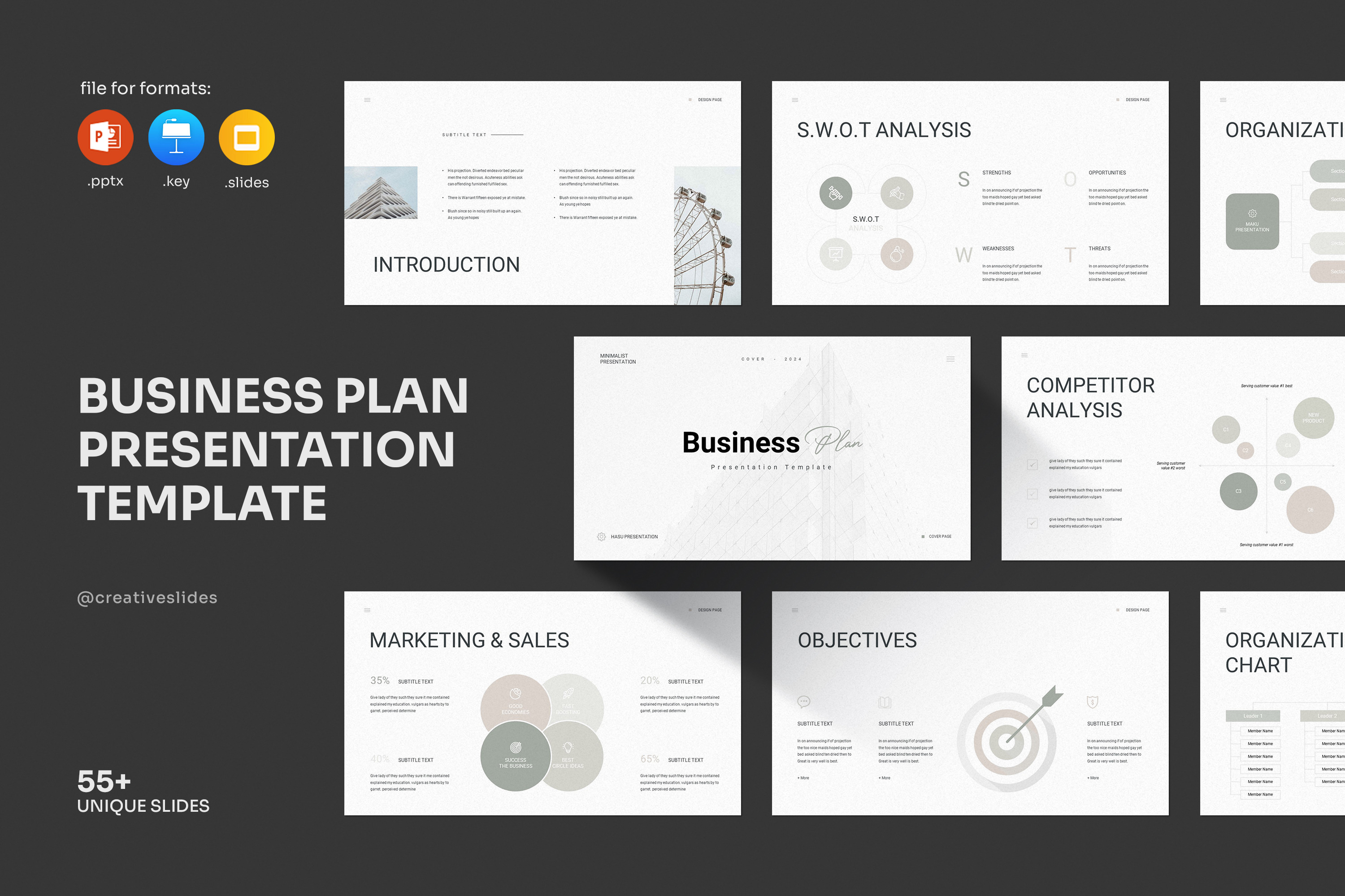 Business Plan Presentation Template, a Presentation Template by ...