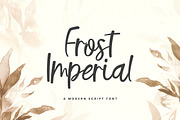Frost Imperial Calligraphy Font