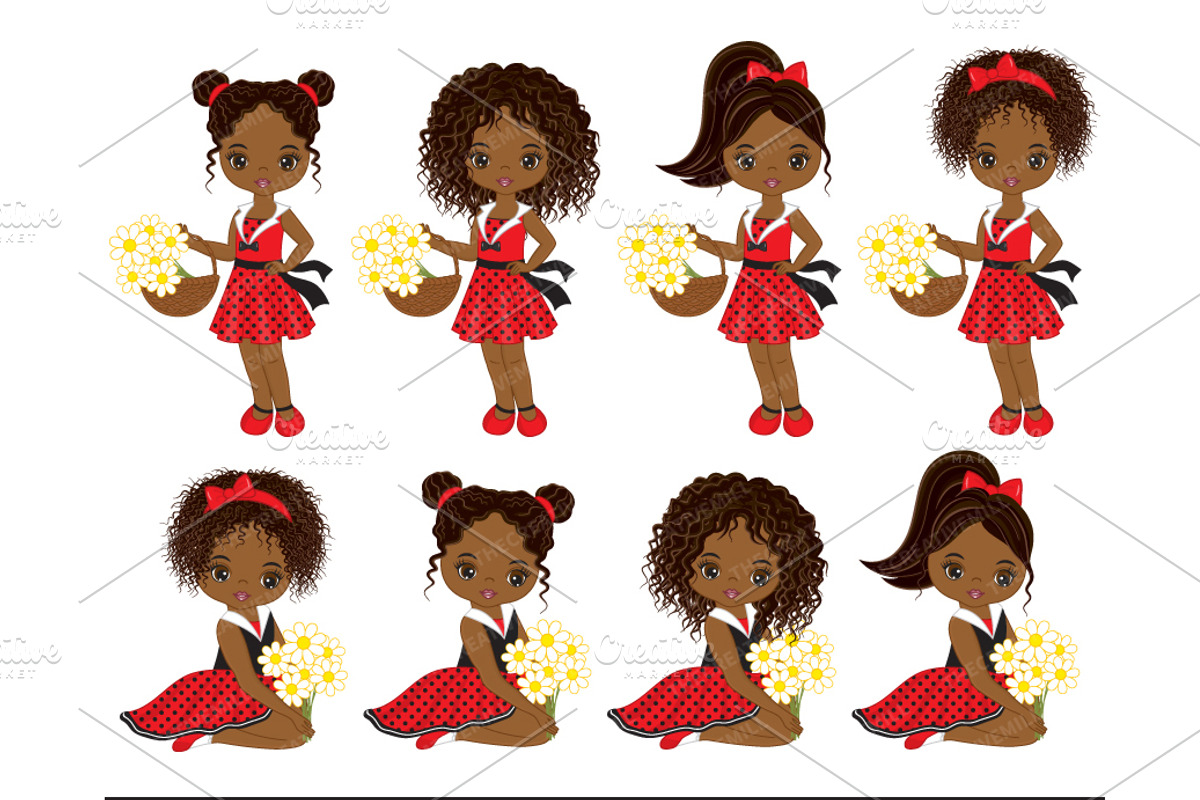 Vector Ladybug Clipart, an Illustration by TheCreativeMill