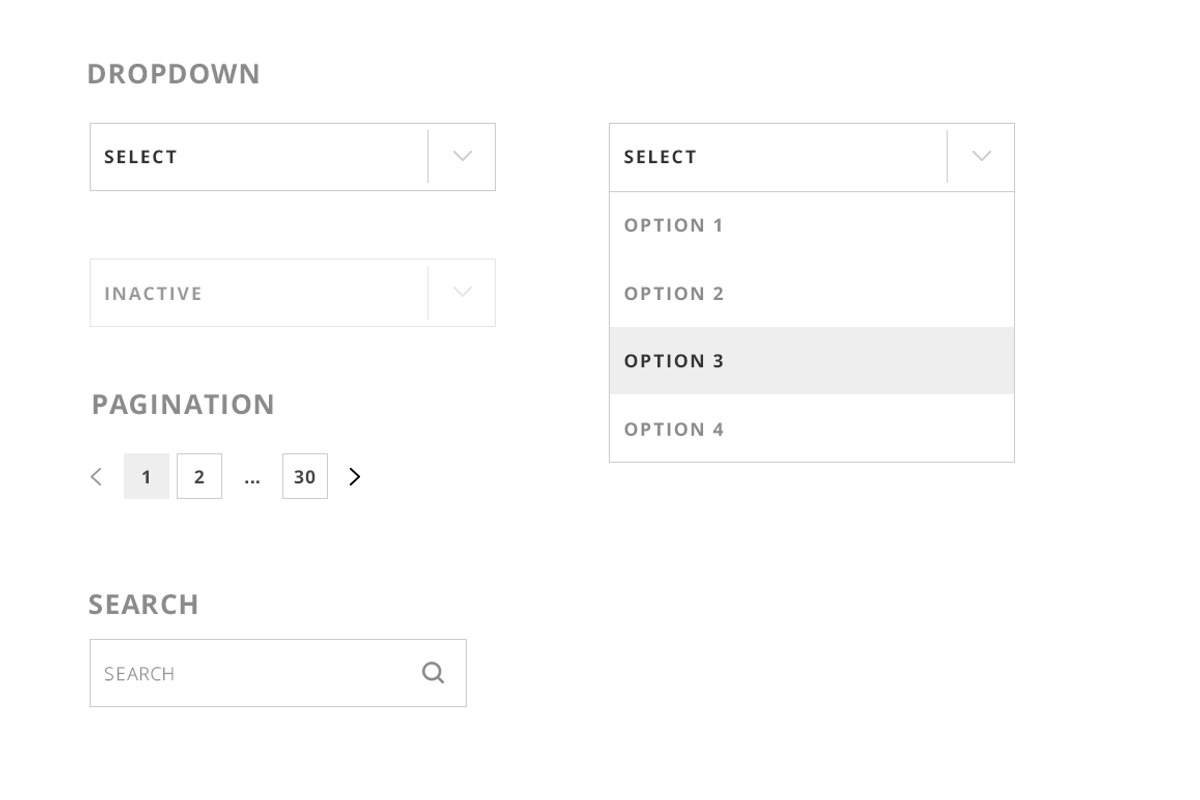 Basic UI Kit, an UI Kit Template by Bell Designs Co.