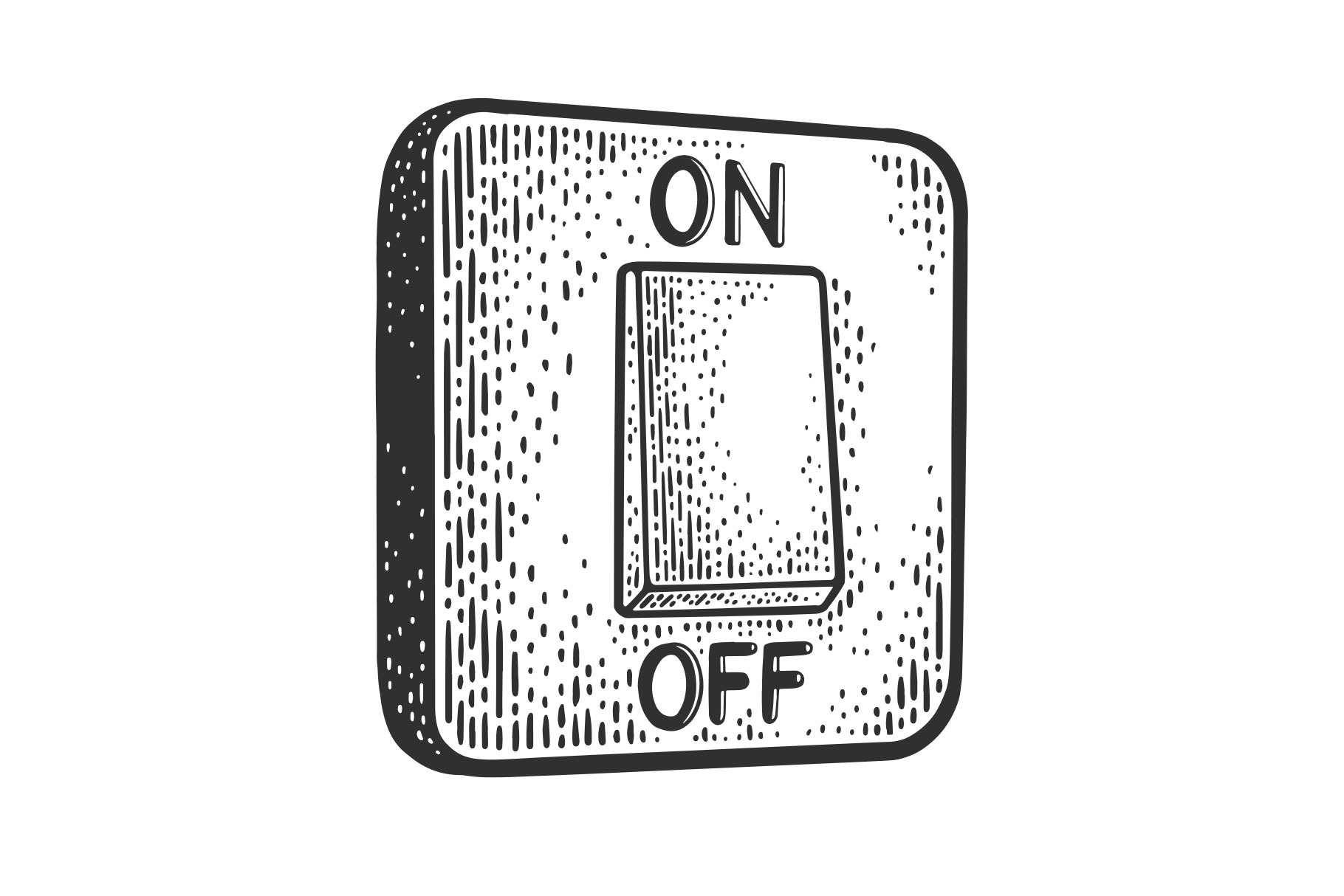 switch sketch vector illustration, an Object Illustration by AlexArt