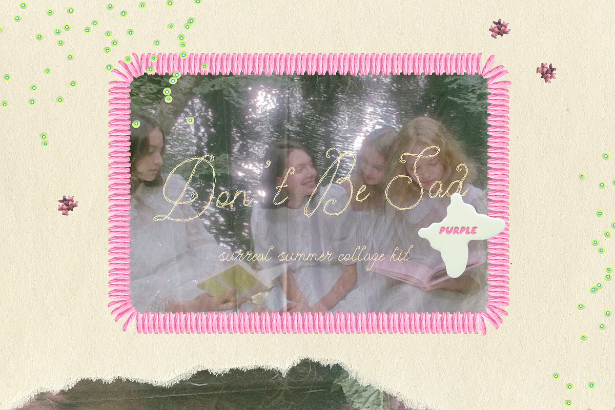 Don't be sad: Summer Collage Kit