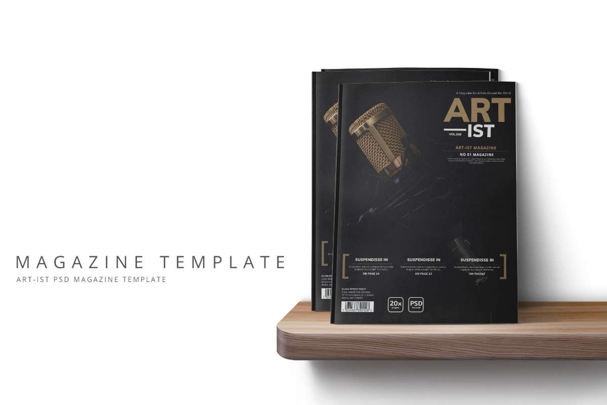 Art-ist Magazine Template Vol.10, a Magazine Template by pmvch