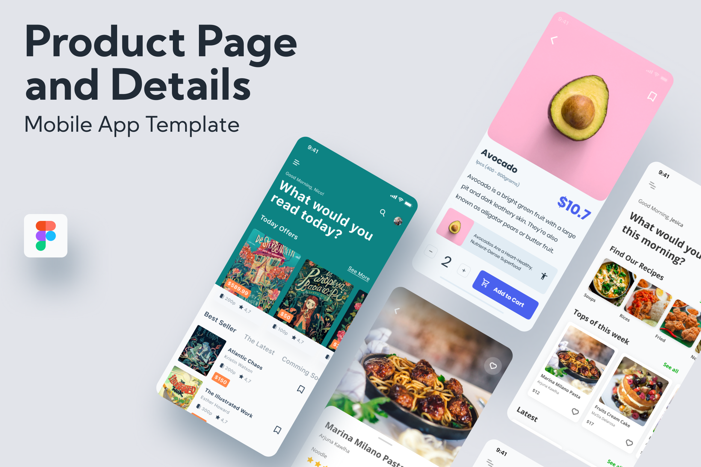 Product Page and Details - Mobile Ap, an App Template by Kreativ Space