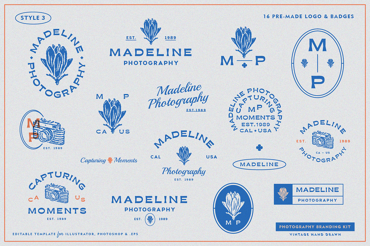 Photography Branding Kit, a Branding & Logo Template by Refolve Design