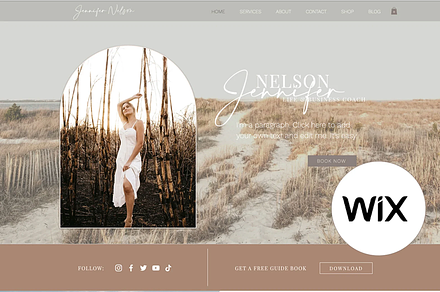 Wix Website Template | Creative Market