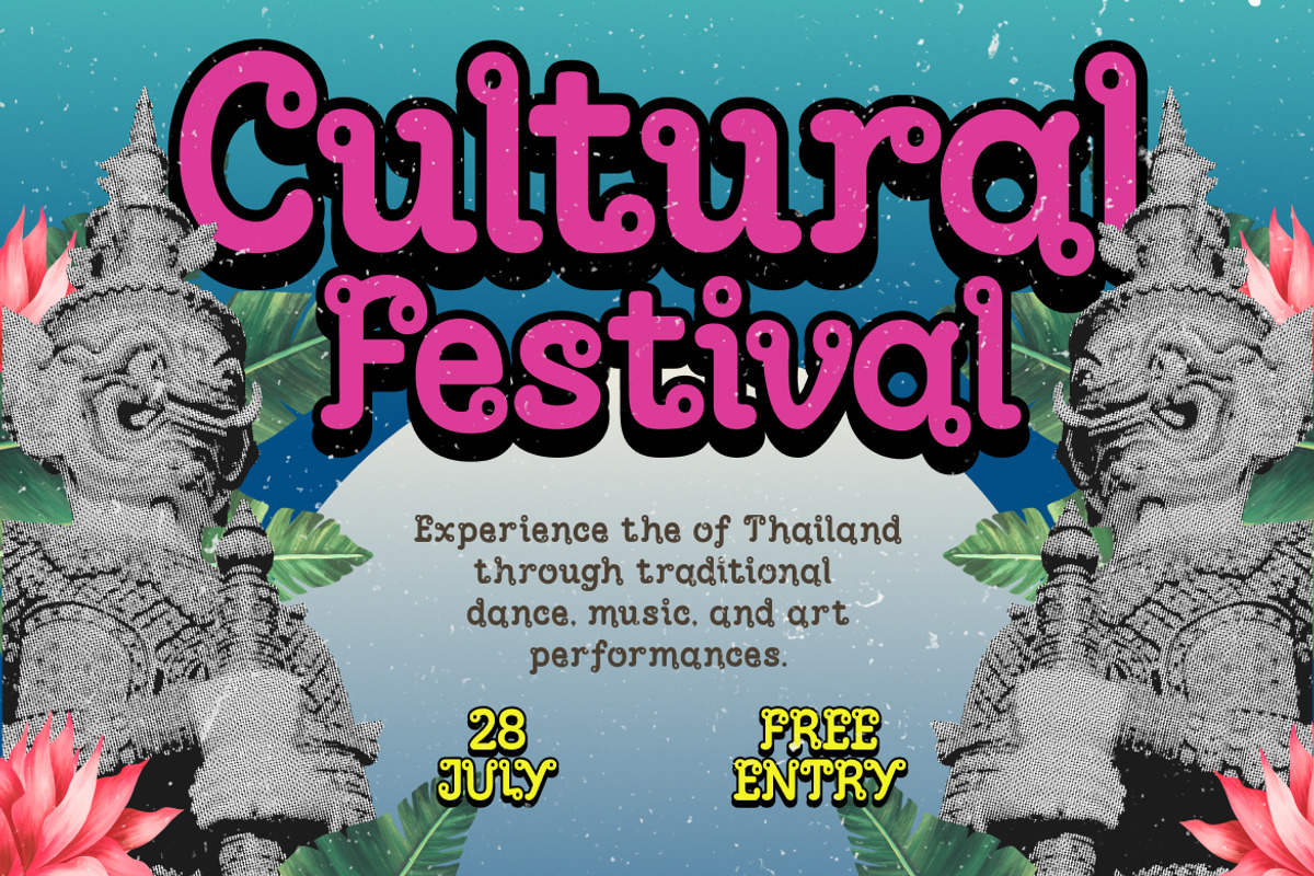 Thailoop Ornamental Thailand Font, a Serif Font by Vadovastd