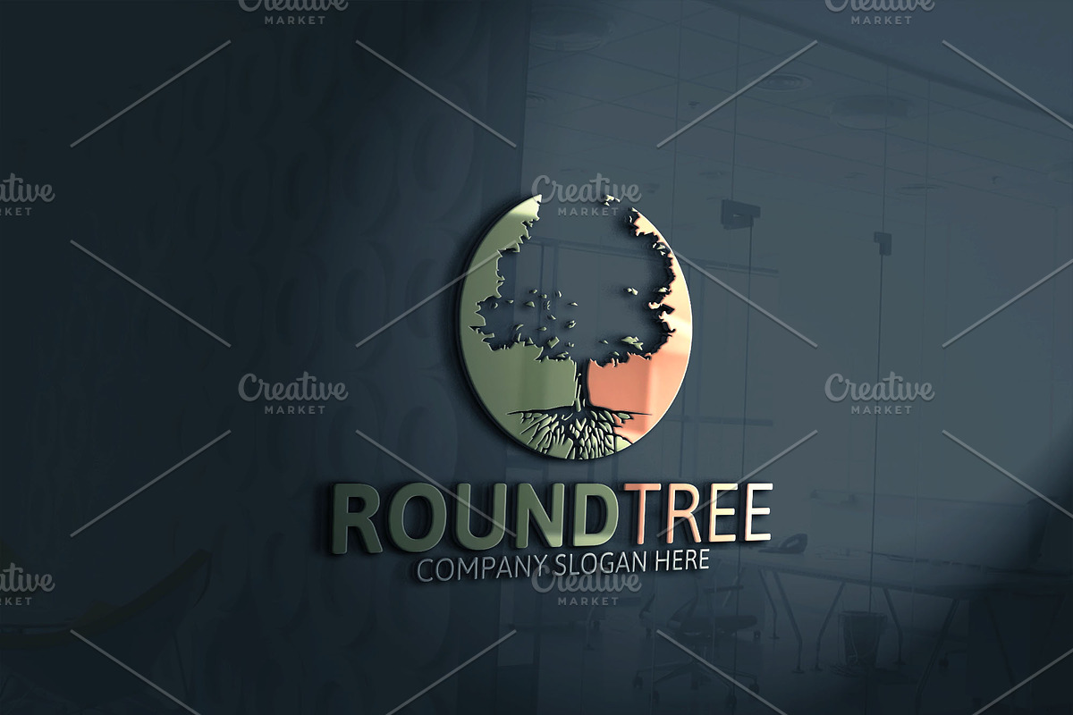 Round Tree Logo, a Branding & Logo Template by Josuf Media