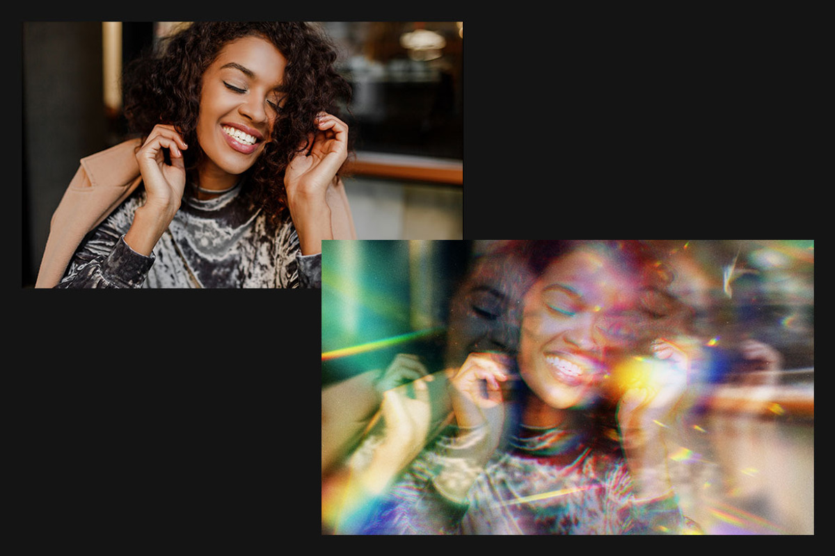 Prism Overlay Photo Effect, a Layer Style Add-On by dokudokunomi