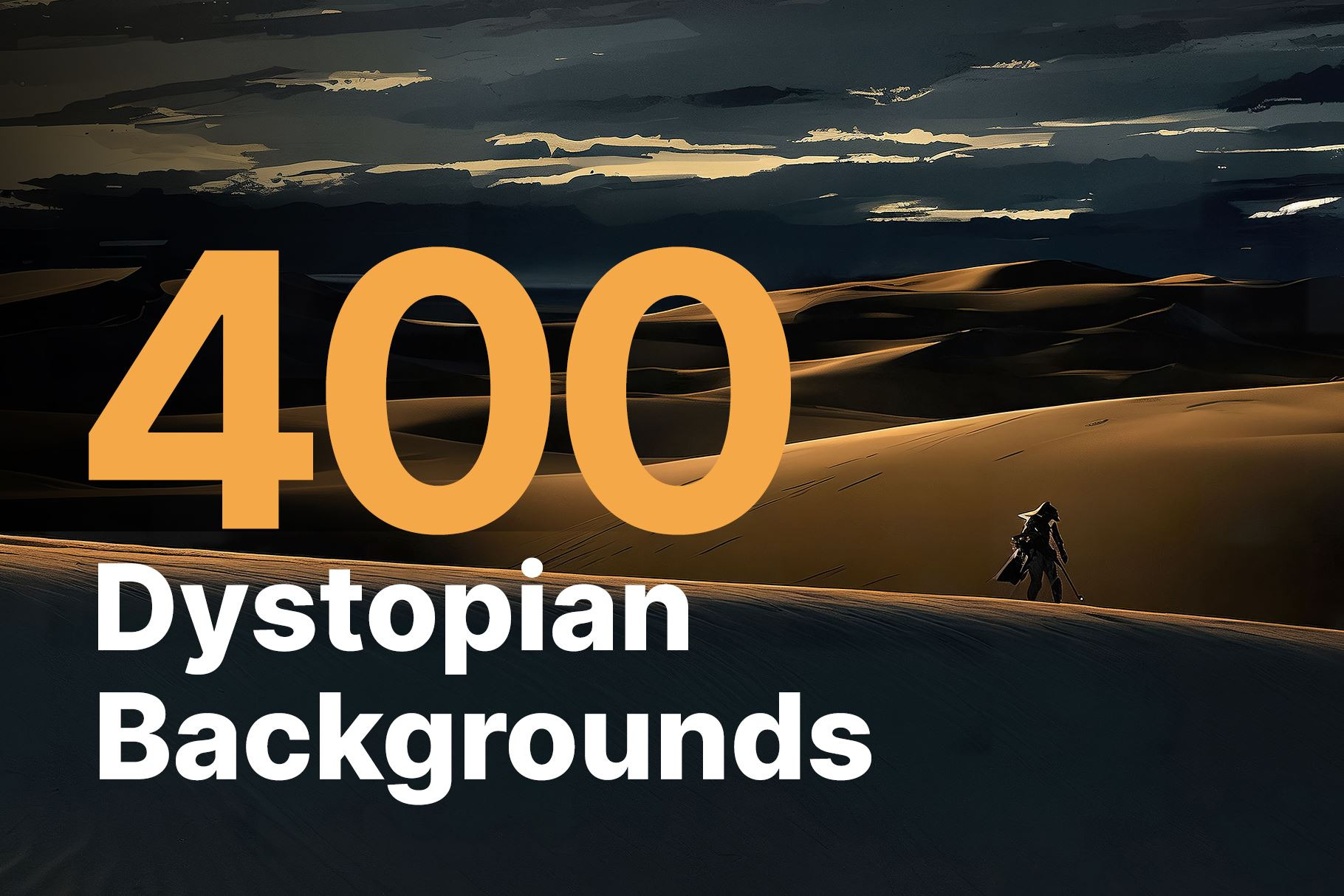 400 Dystopian Backgrounds, an Illustration by Sevenstyles