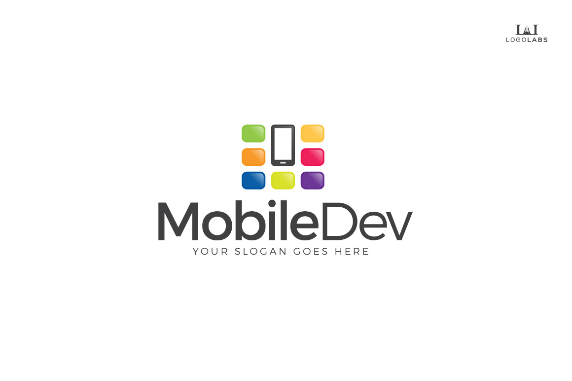 Mobile Dev Logo, a Branding & Logo Template by LogoLabs
