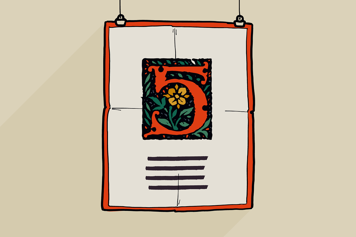 Antoine Medieval drop caps font