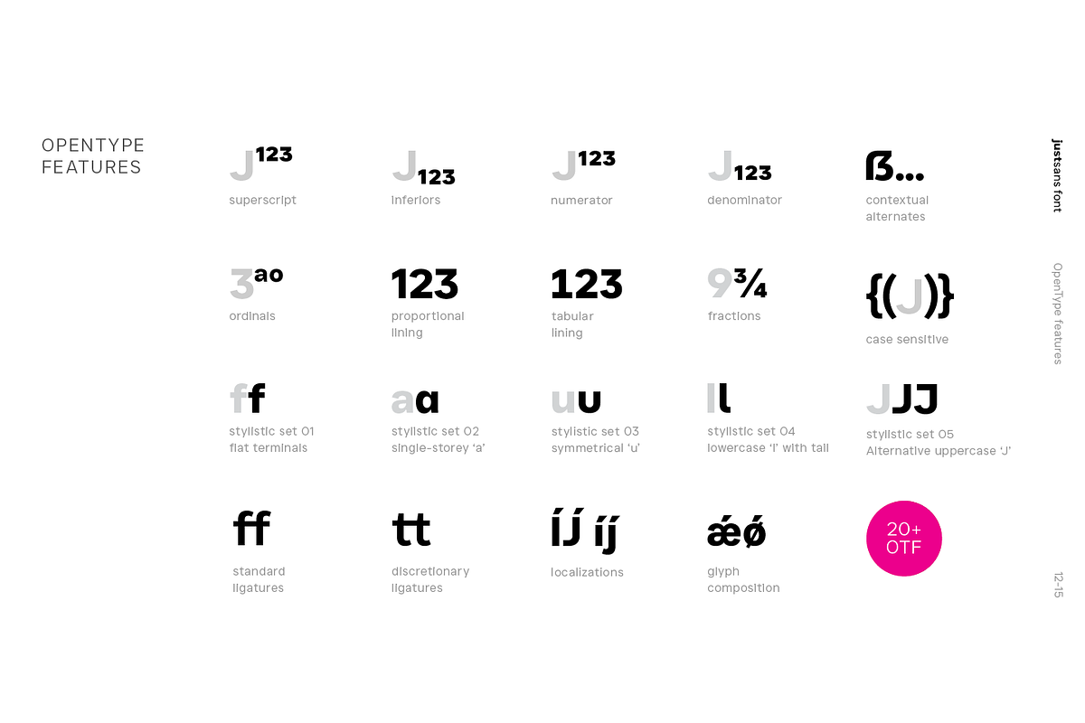 JUST Sans Clean Modern Minimal Font