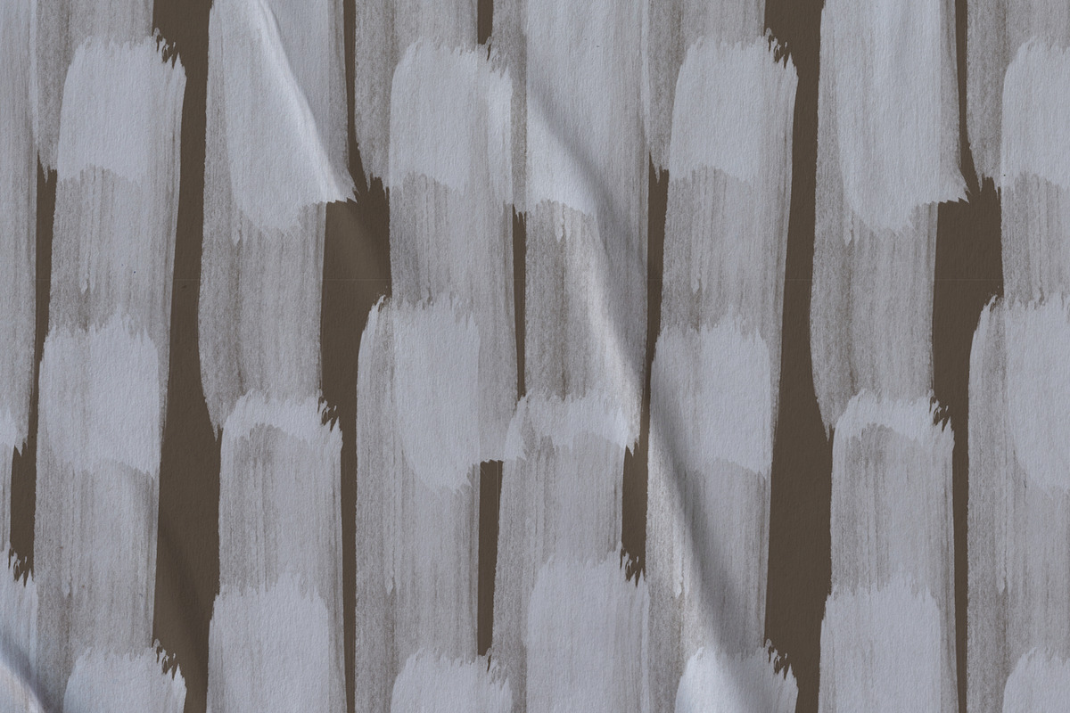 White Brush, Abstract ink lines, a Pattern Graphic by Nocito Design