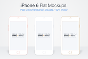 Flat iPhone 6 Mockup, an iPhone Mockup by Brand Impact