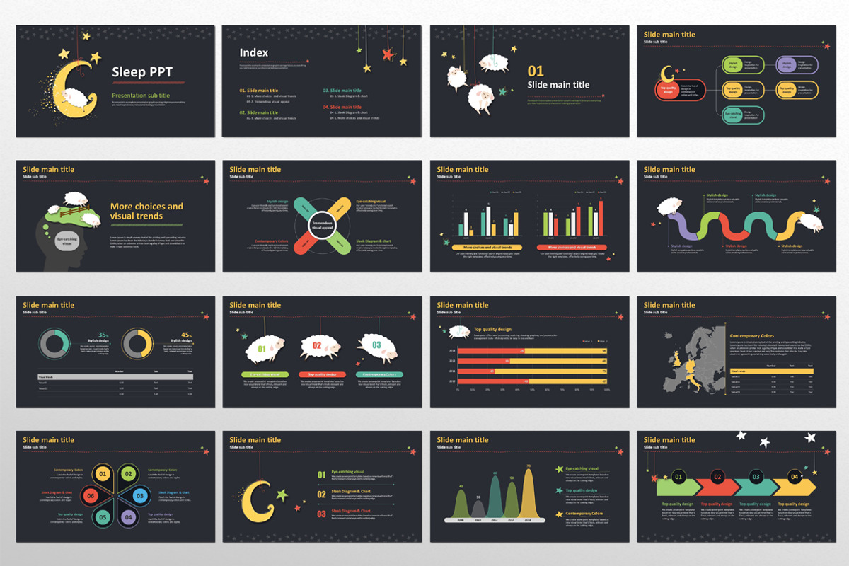 Sleep PPT, a Presentation Template by GoodPello