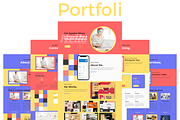 Portfoli - Portfolio Elementor Kit, a WordPress Template by Elemits