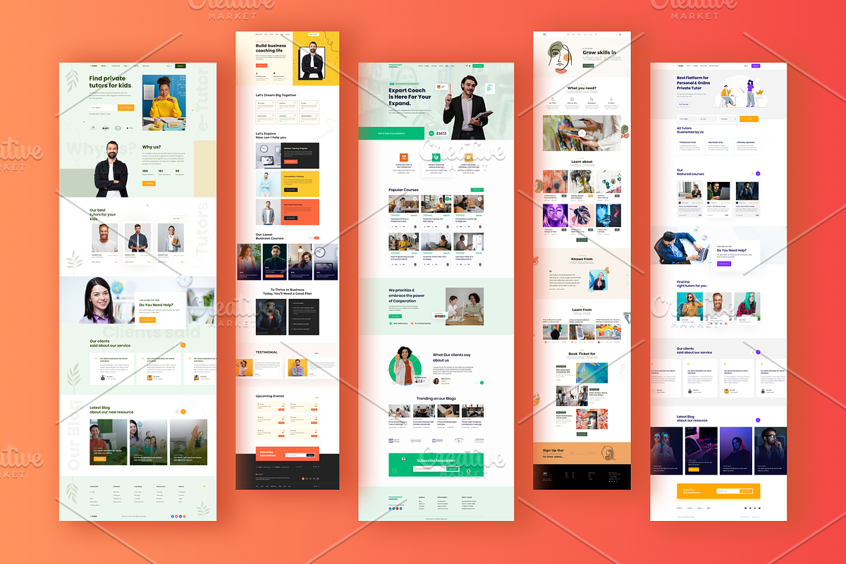 Speak-Education & LMS Figma Template