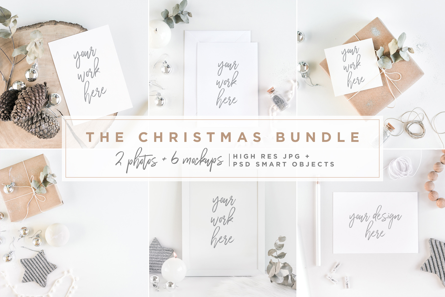 The Christmas Bundle - Mockups, a Product Mockup by Salt Color Studio