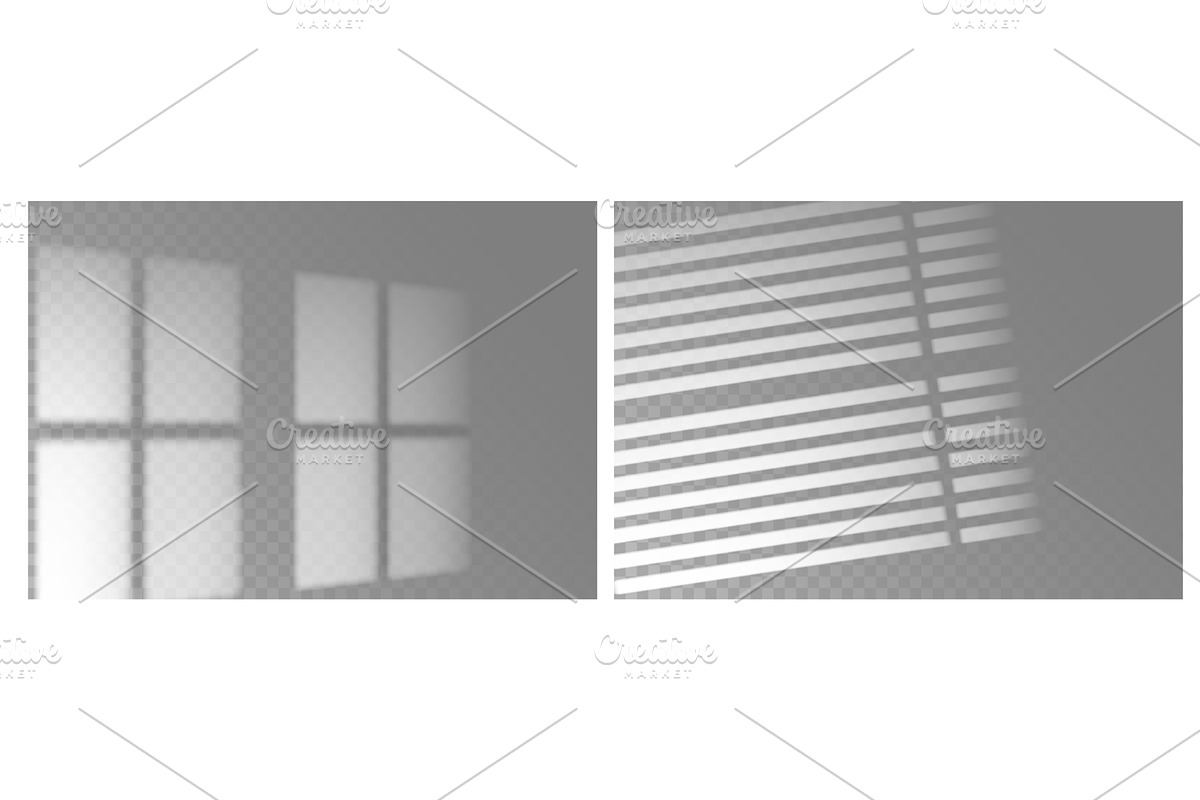 Shadow overlay realistic. Window, a Decorative Illustration by ...