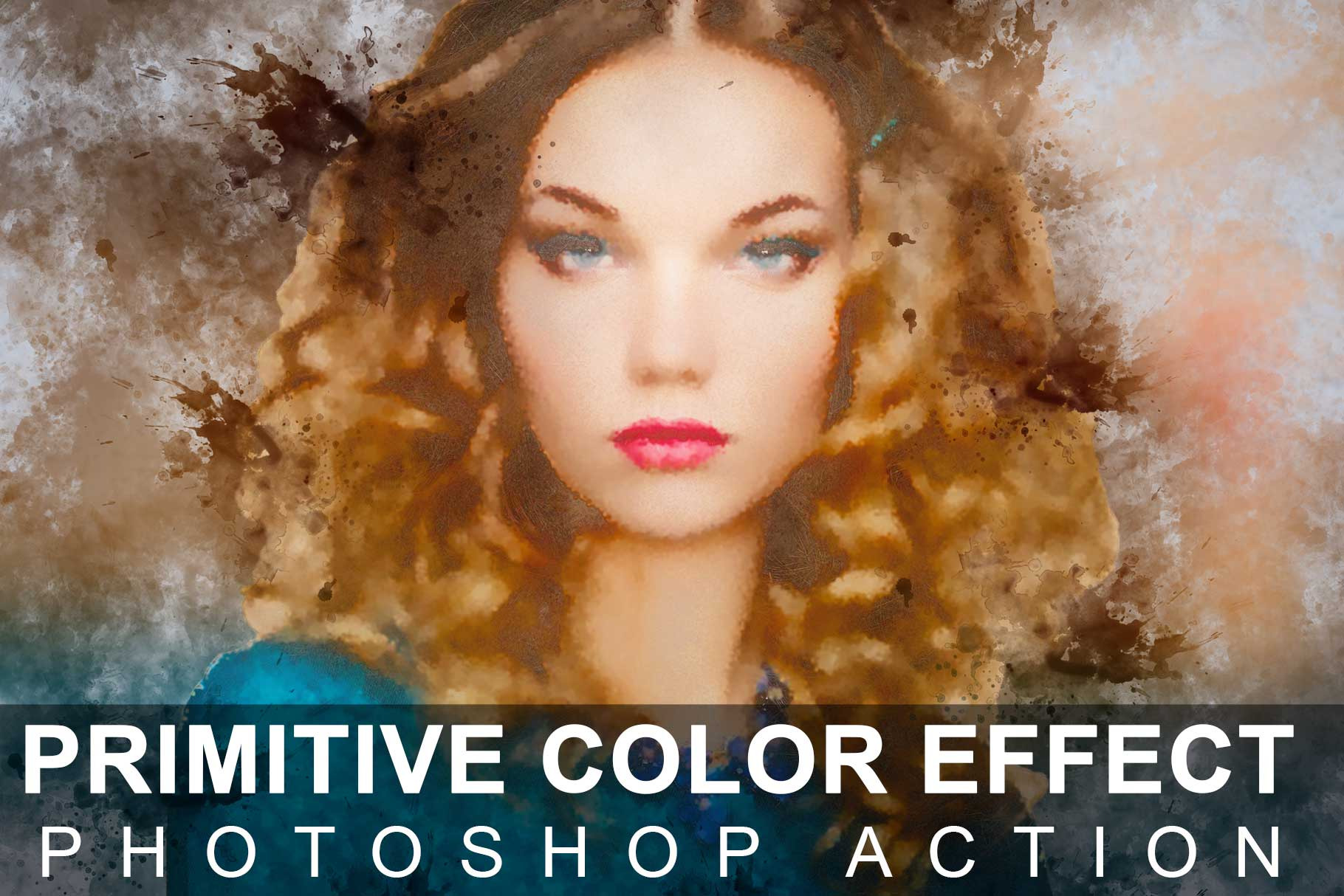 Primitive Color Photoshop Action | Creative Market