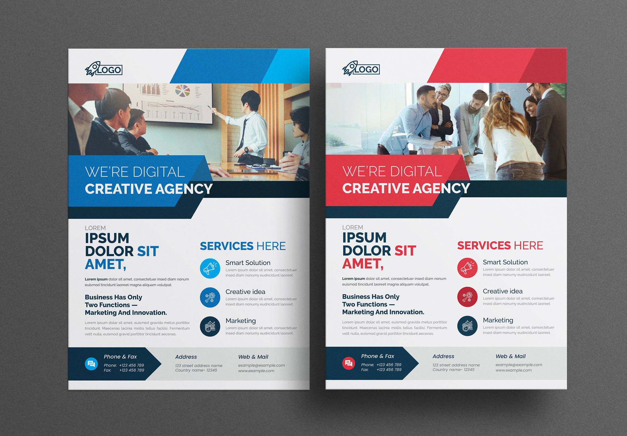 Agency Flyer Template, a Flyer Template by Cristal Pioneer