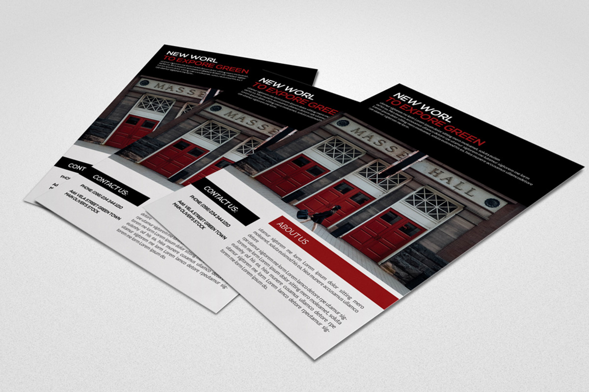 Business Analyst Flyer Template, a Flyer Template by Psd Templates