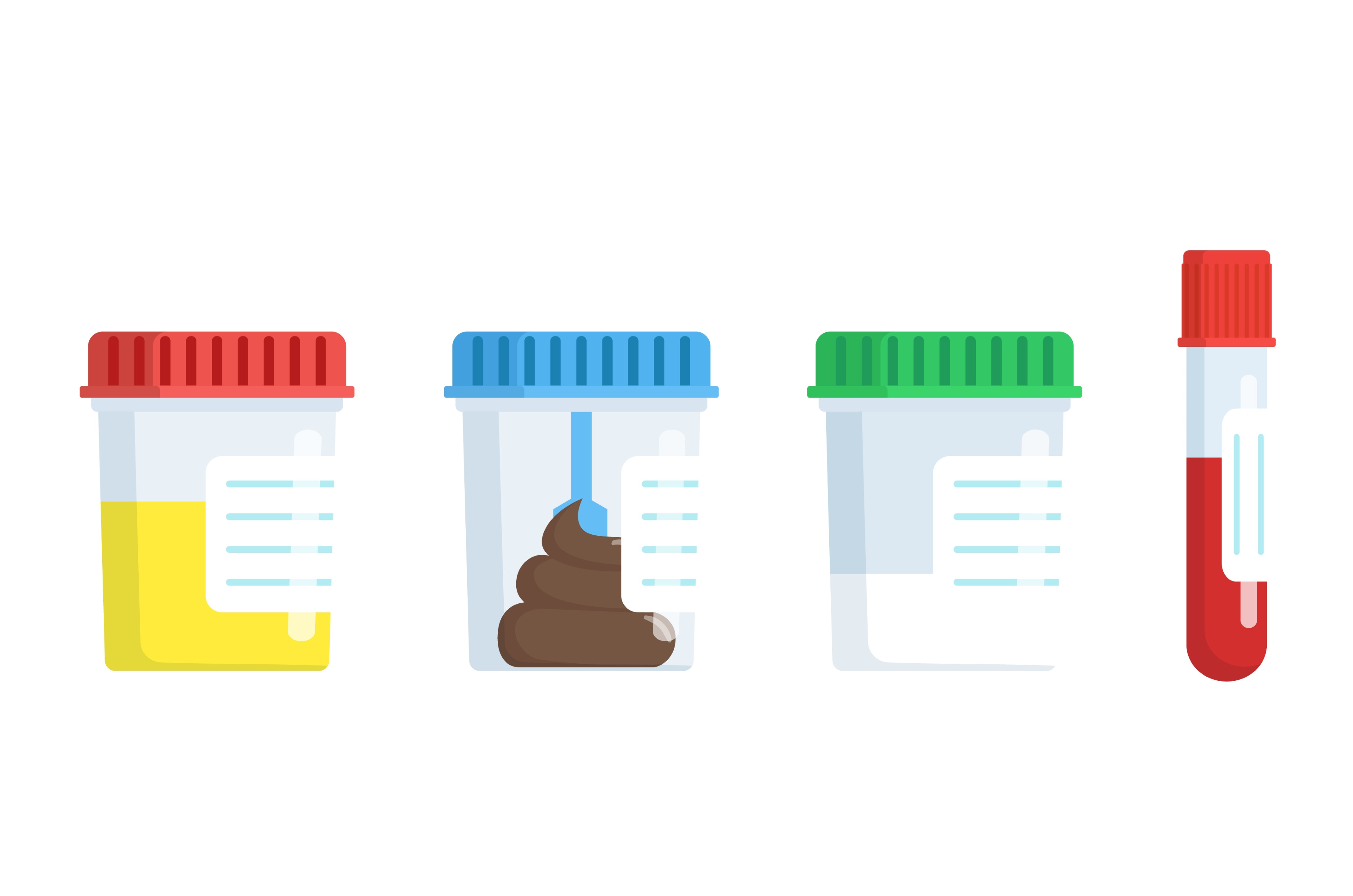 Medical analysis laboratory test, a Healthcare Illustration by ModVector