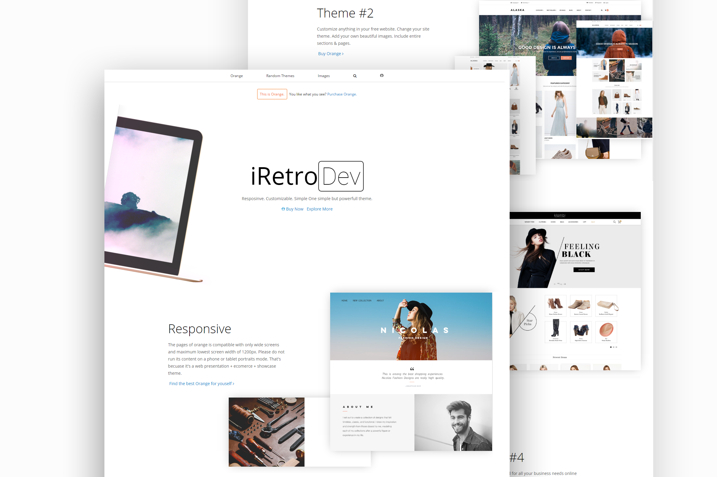 Orange - Multipurpose HTML Template, a HTML Template by S&C Market