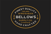Bellows Typeface, a Sans Serif Font by prasetyadavid