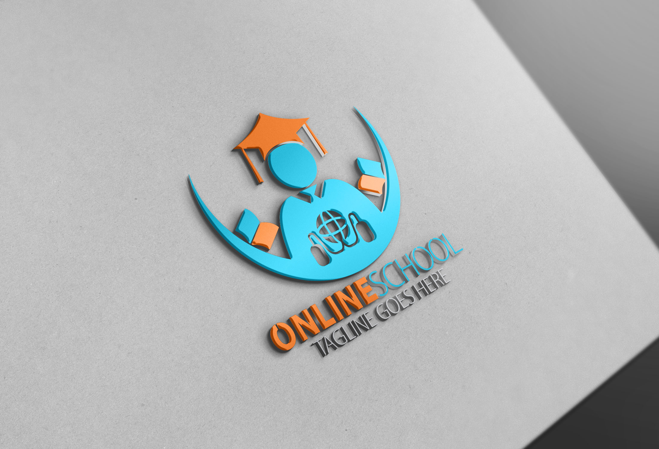 Online School logo, a Branding & Logo Template by Josuf Media