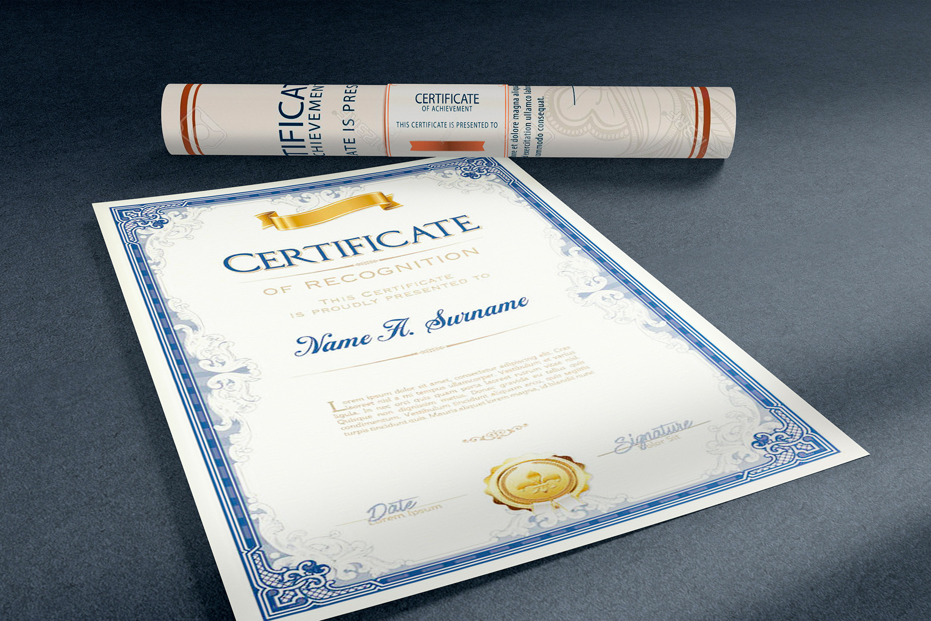 Poster Document mock-up, a Print Template by ItemBridge