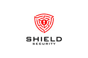 Shield Technology Security Icon Logo | Branding & Logo Templates ...