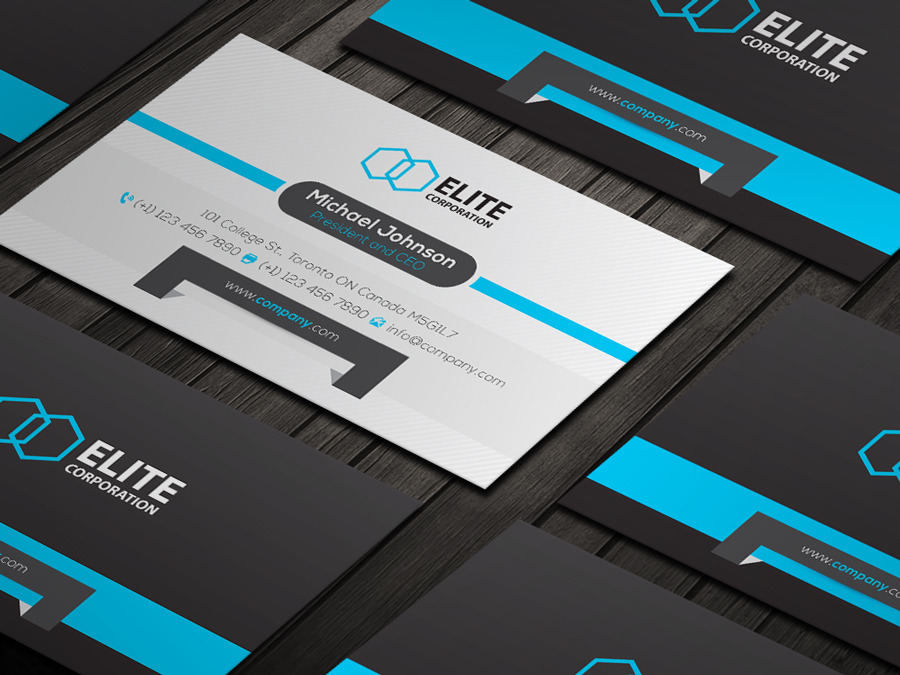 Business Card 10, a Business Card Template by Design'sTRIBE