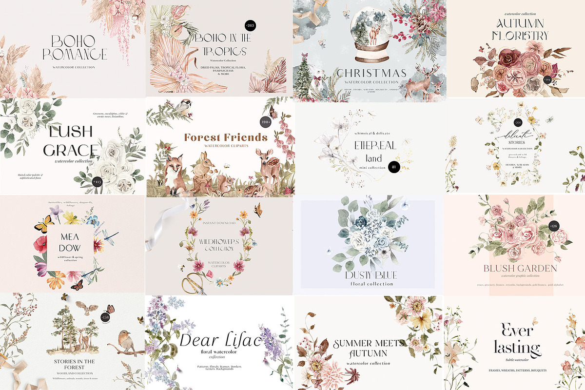 No.1 WHOLE SHOP Graphic Bundle art, a Decorative Illustration by Grace ...