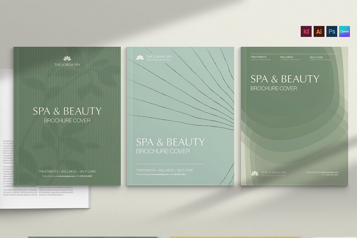 Beauty Spa Brochure Cover Template, a Brochure Template by BrandPacks
