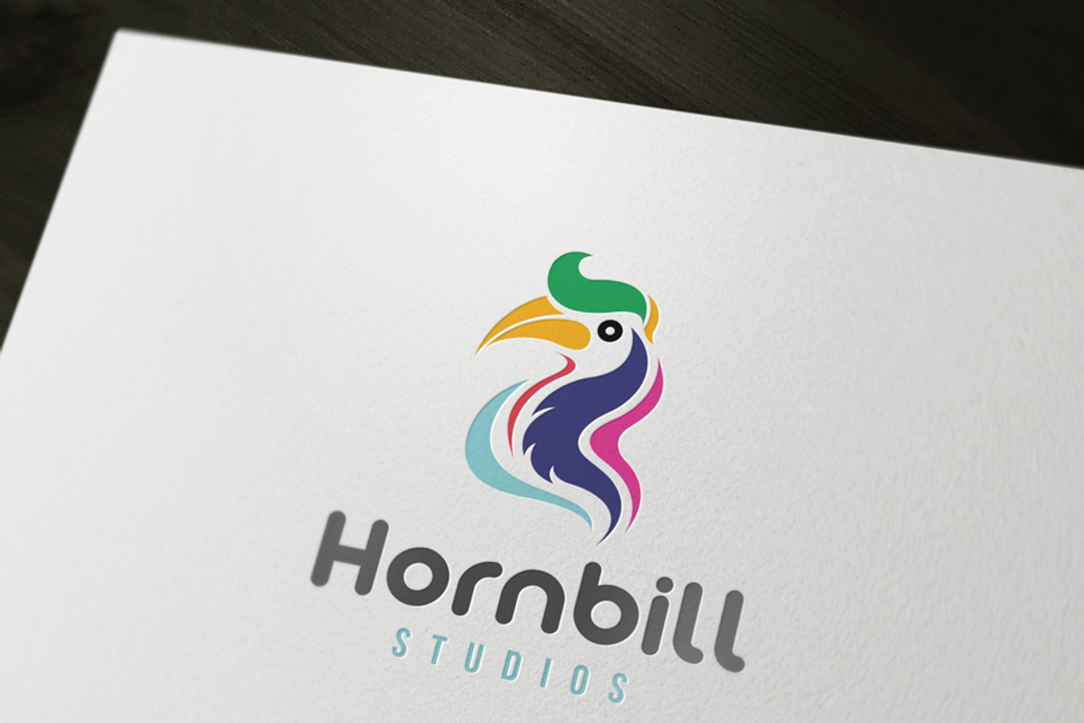 Hornbill Studios Logo, a Branding & Logo Template by Vectorwins Premium Shop