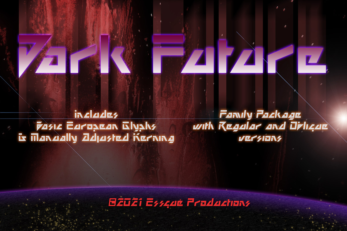 Dark Future Fonts