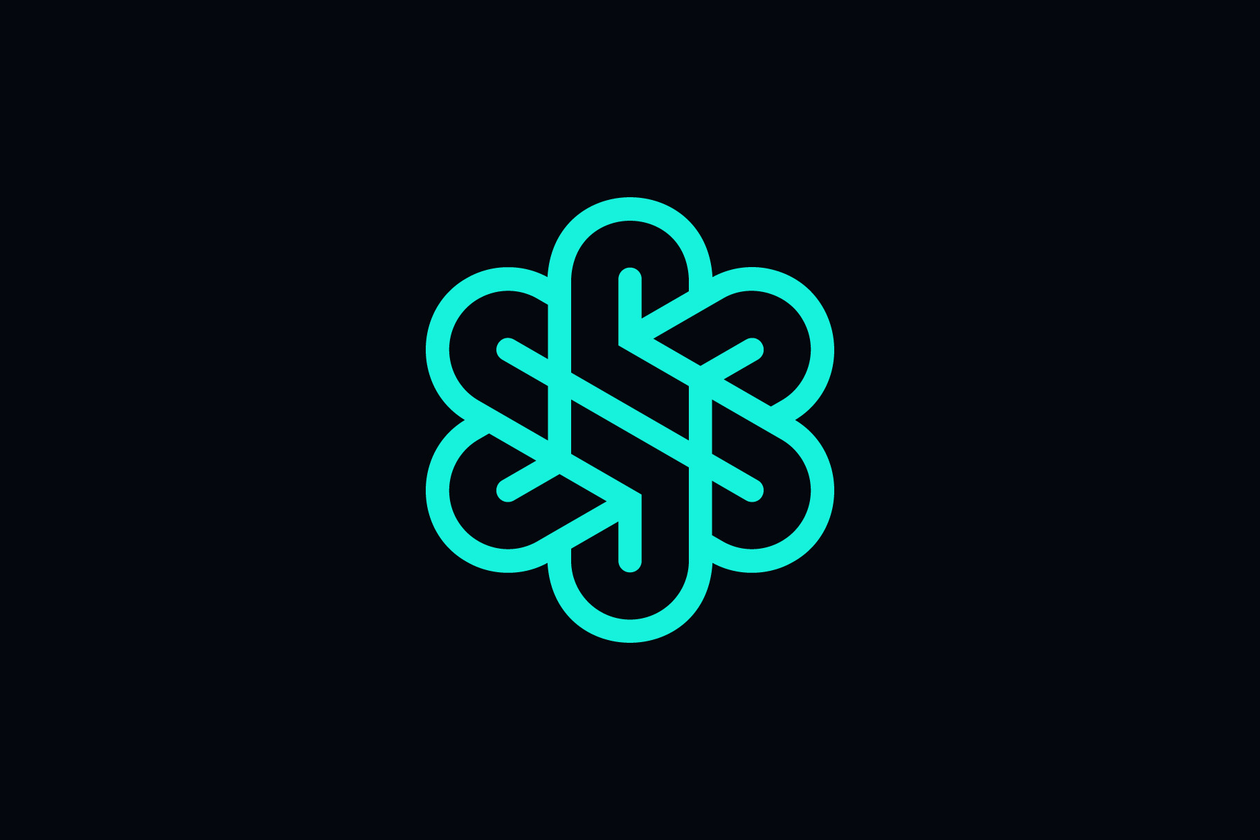 Modern technological S petal logo, a Branding & Logo Template by ...