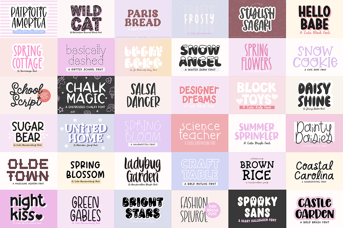 100 FONTS - Ultimate Font Bundle V4, a Font by Blush Font Co.
