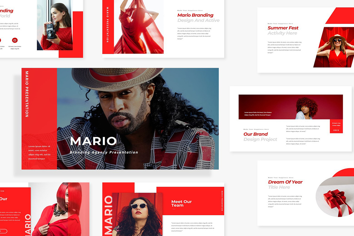 Mario Keynote Presentation, a Presentation Template by Overcloud