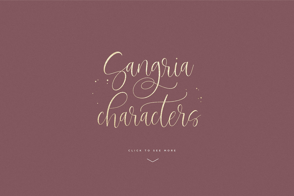 Sangria Script Font, a Script Font by The Styled Script
