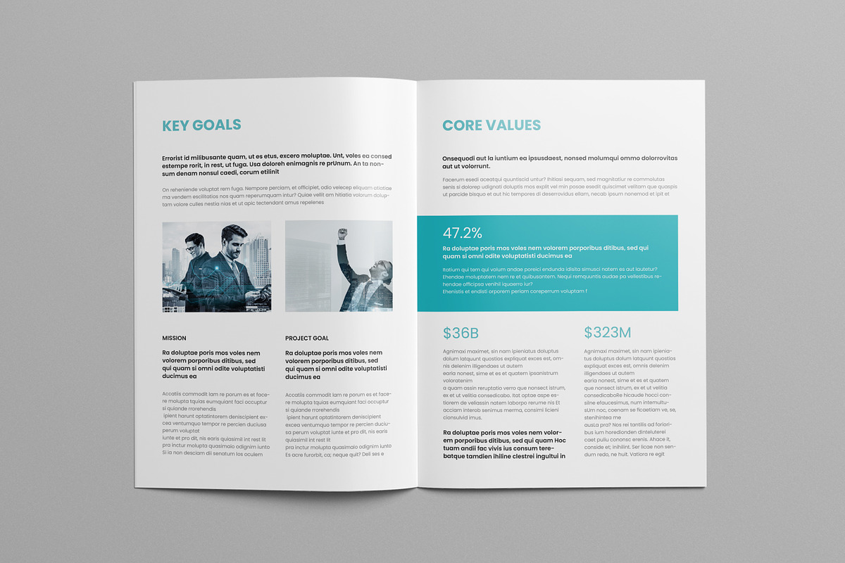 Project Proposal | Canva, a Brochure Template by Pixelpick