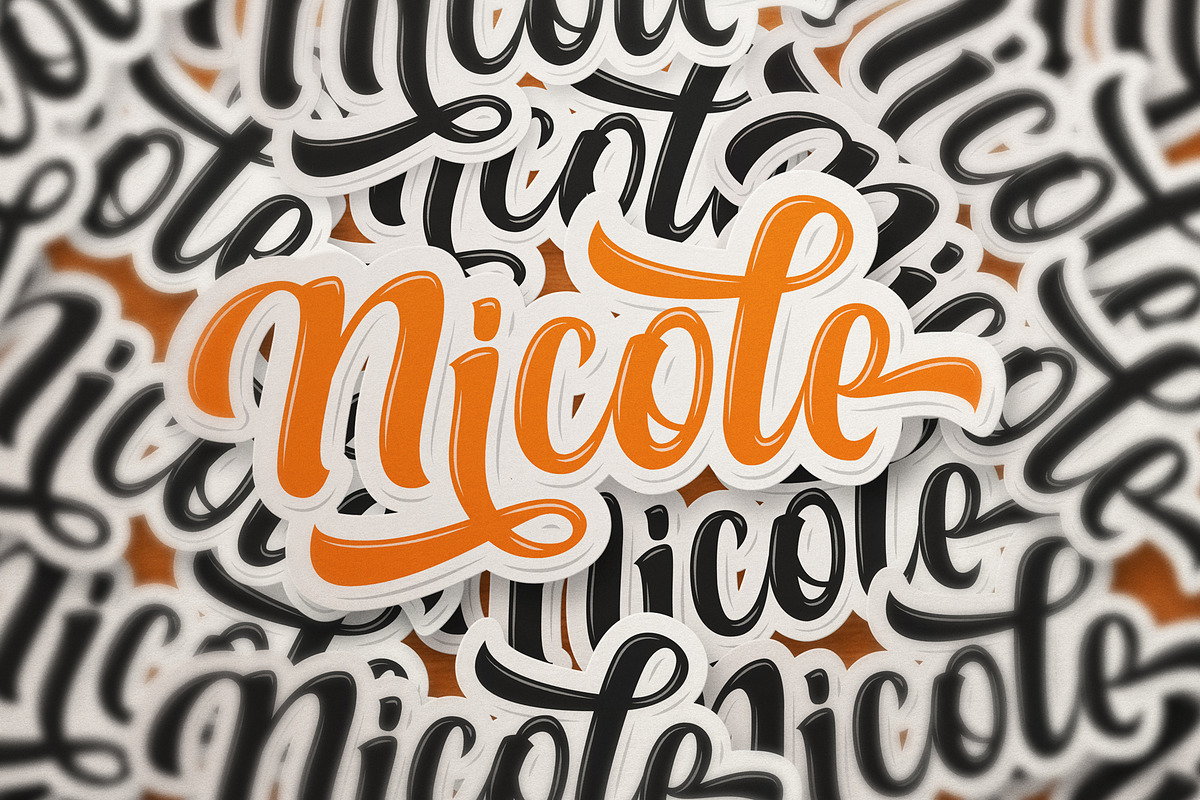 Alexandria Script Layered Fonts, a Script Font by Debut Studio