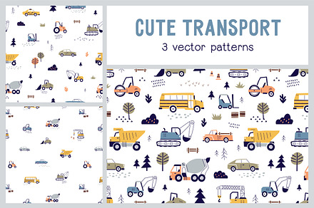 Cars pattern | Graphic Patterns ~ Creative Market