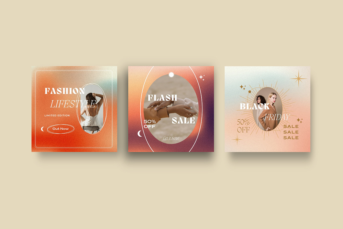 Celestial Canva Brand Gradient, a Social Media Template by Dirtytemp ...
